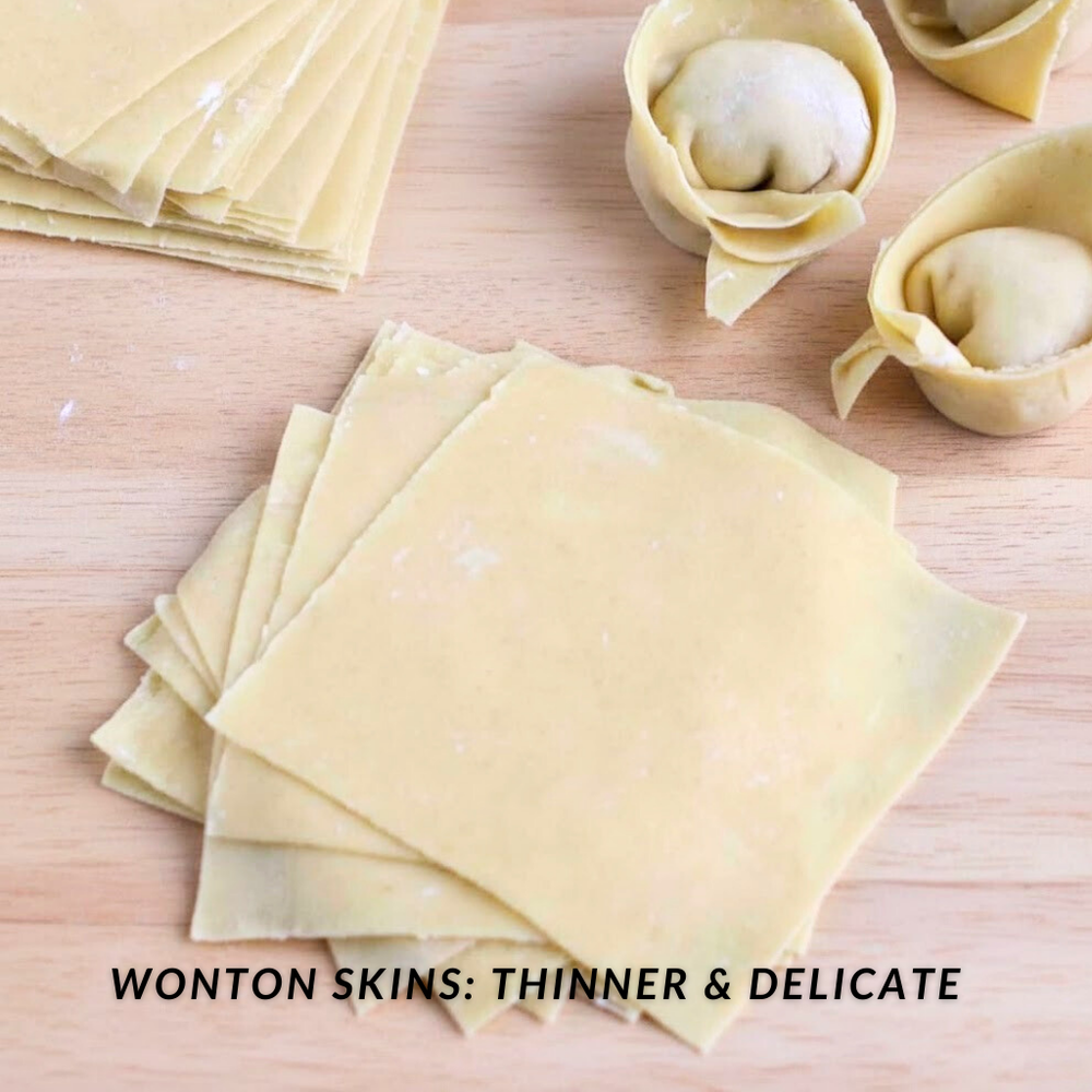 Dumpling Wrappers | Gyoza Skins | Wonton Sheets (Frozen: Halal, Vegan ...